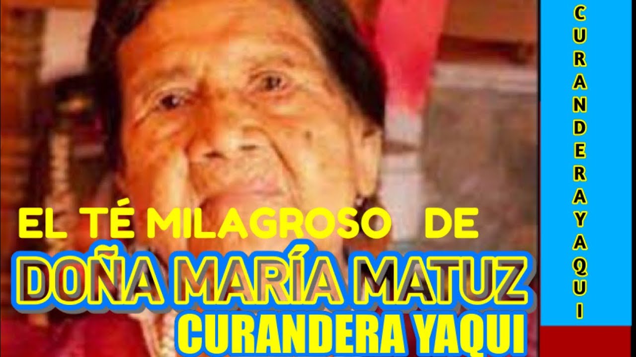 LA CURANDERA ( YAQUI MARÍA MATUZ ) Y LA ELABORACIÓN DEL "TÉ MILAGROSO ...