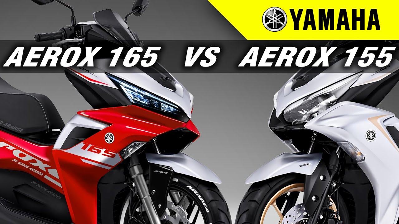 JAUH LEBIH KENCANG ALL NEW YAMAHA AEROX 165 VS AEROX 155 RENDER BY ...