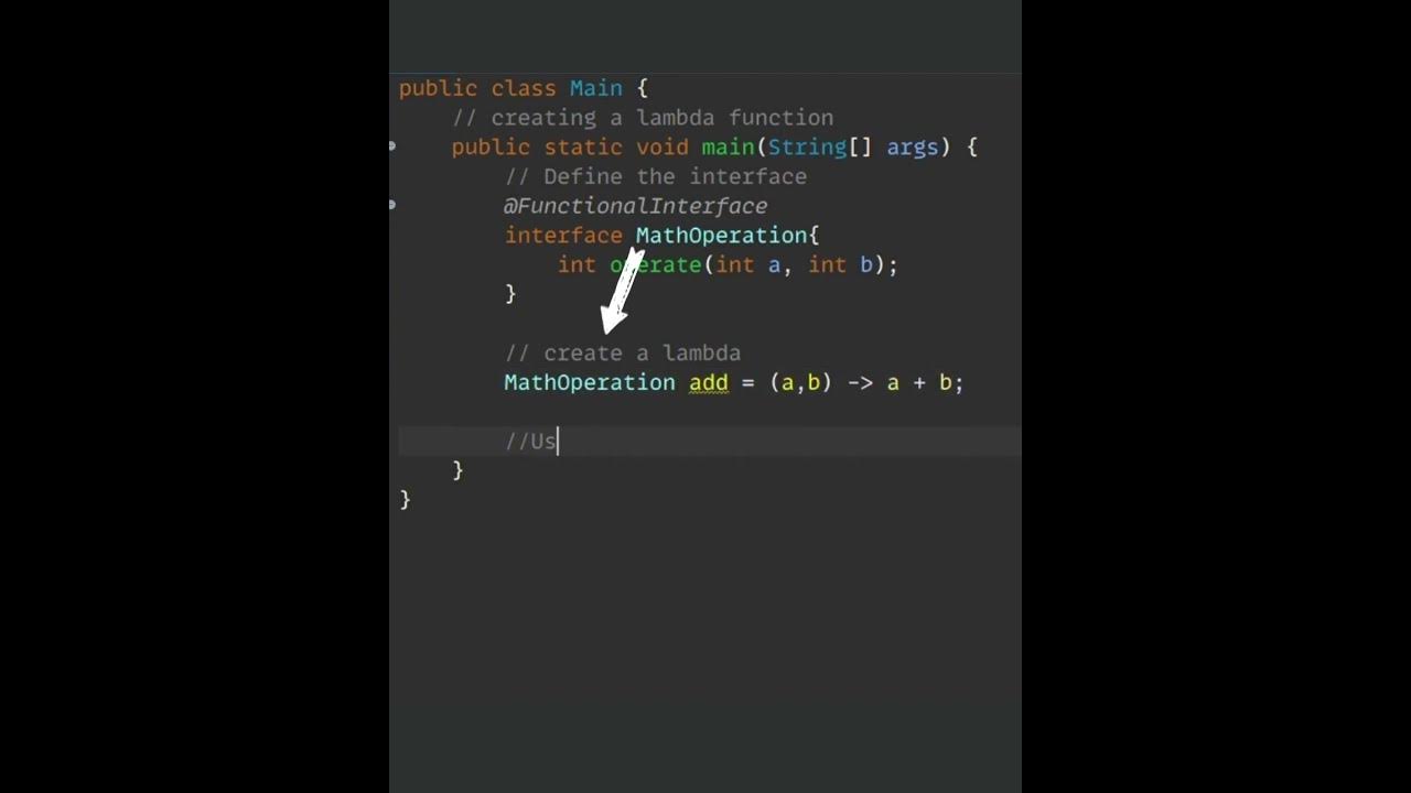 Java Lambda Expression And Functional Interface Java Programming