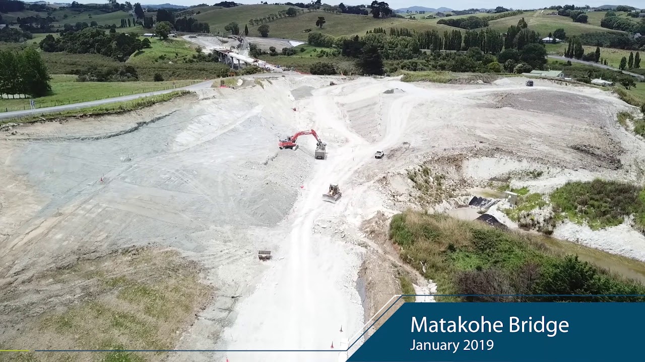 Matakohe Bridges overview - January 2019 - YouTube