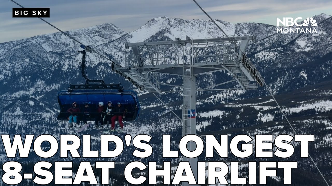 Big Sky makes history with opening of world's longest 8-seat chairlift ...
