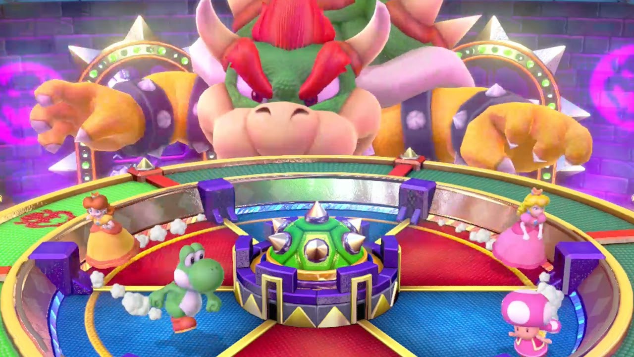 Mario Party 10 Bowser Party - Whimsical Waters - Daisy vs Yoshi vs ...