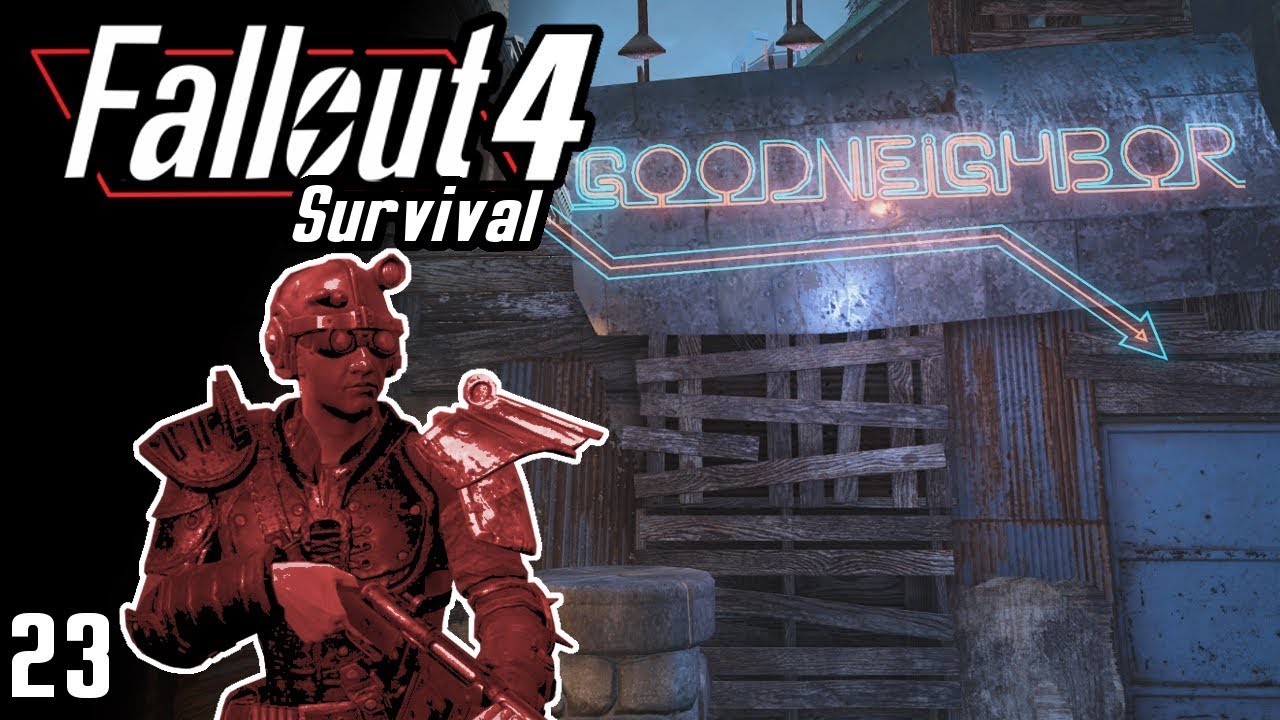 Fallout 4 Survival - Goodneighbor - Part 23 - YouTube