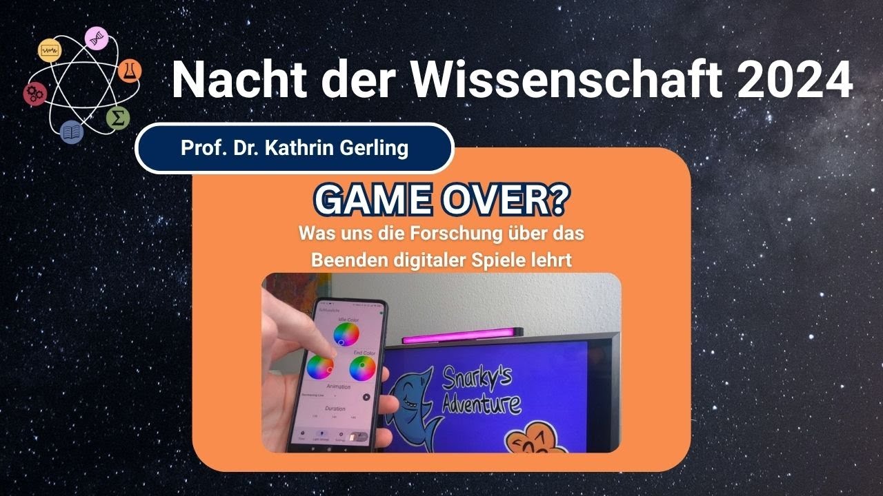 NdW 2024: "Game Over?" - Vortrag von Prof. Dr. Kathrin Gerling - YouTube