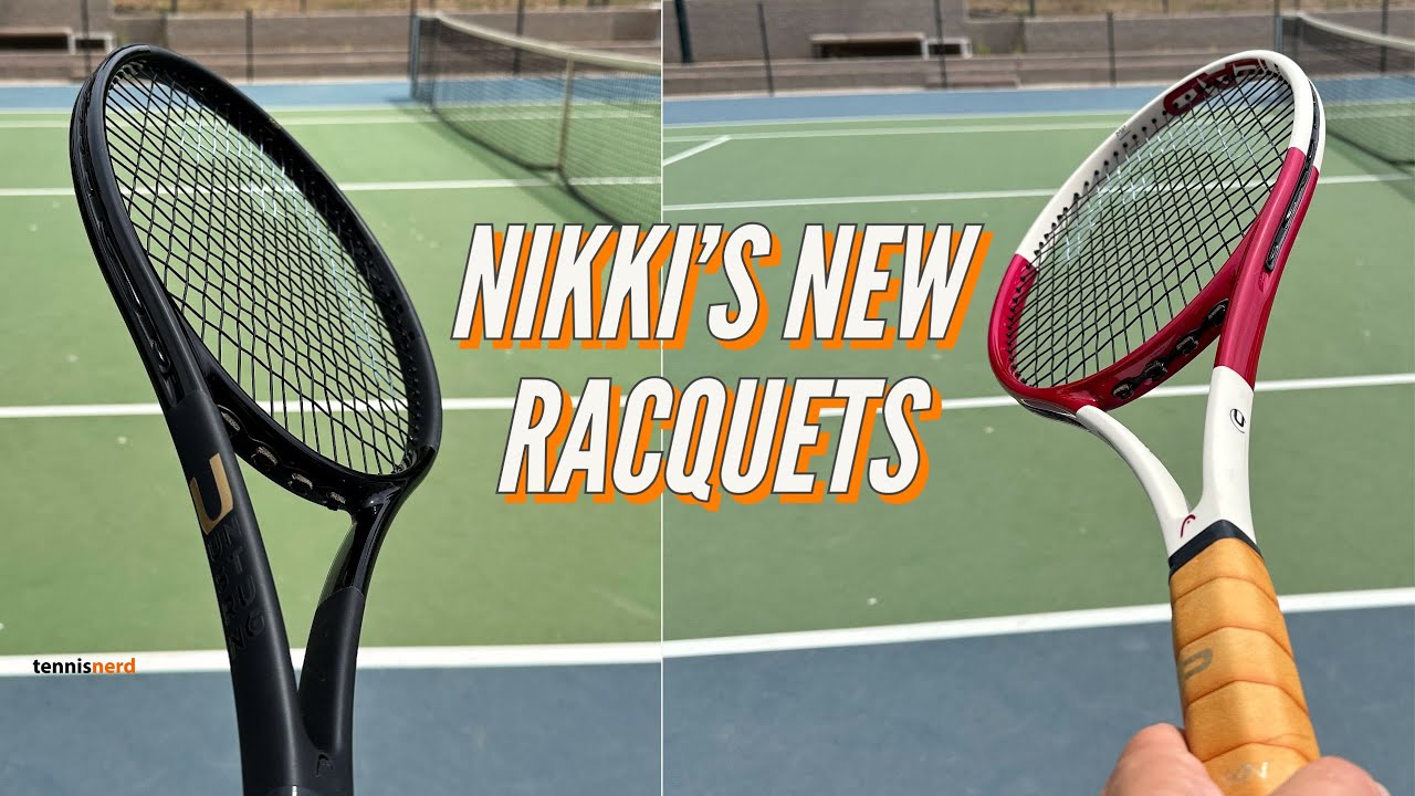 Nikki's new racquets - YouTube