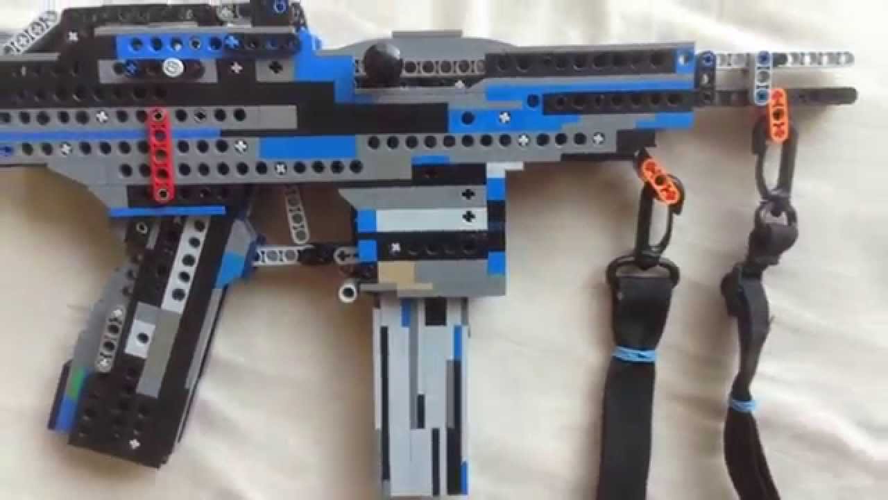 Lego Blowback MP (Open Bolt) - YouTube