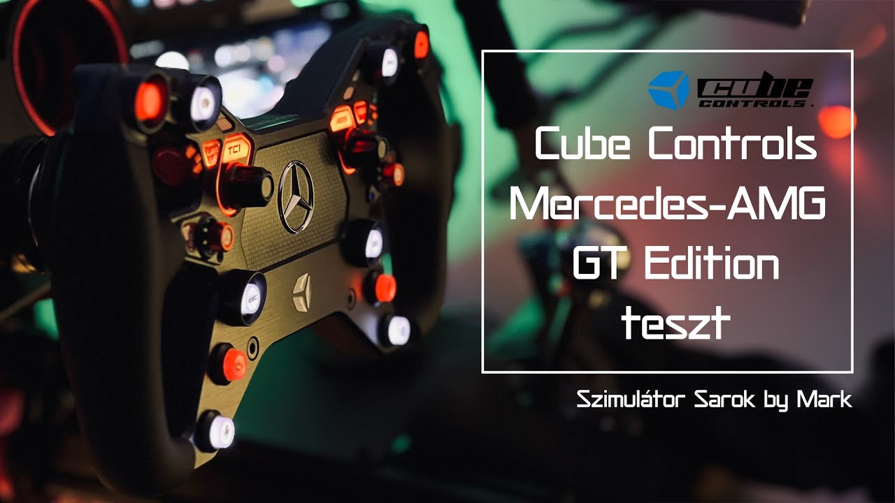 Teszt: Cube Controls Mercedes-AMG GT Edition kormány - YouTube