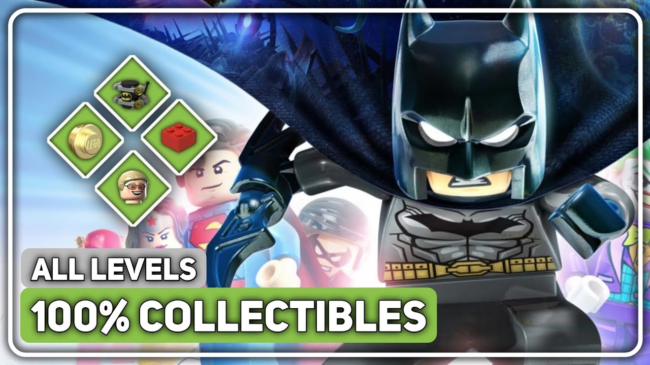 Lego Batman 3: Beyond Gotham • All Levels (All Minikits, Red Bricks etc ...
