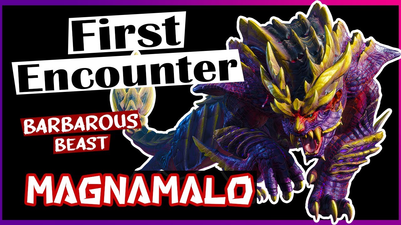 MAGNAMALO First Encounter - Monster Hunter Rise New Demo Gameplay ...