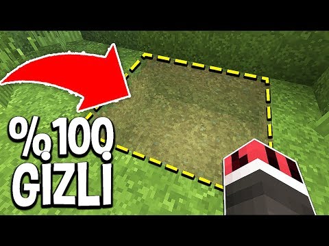 EN GÜVENLİ %100 GİZLİ GEÇİT NASIL YAPILIR? - Minecraft
