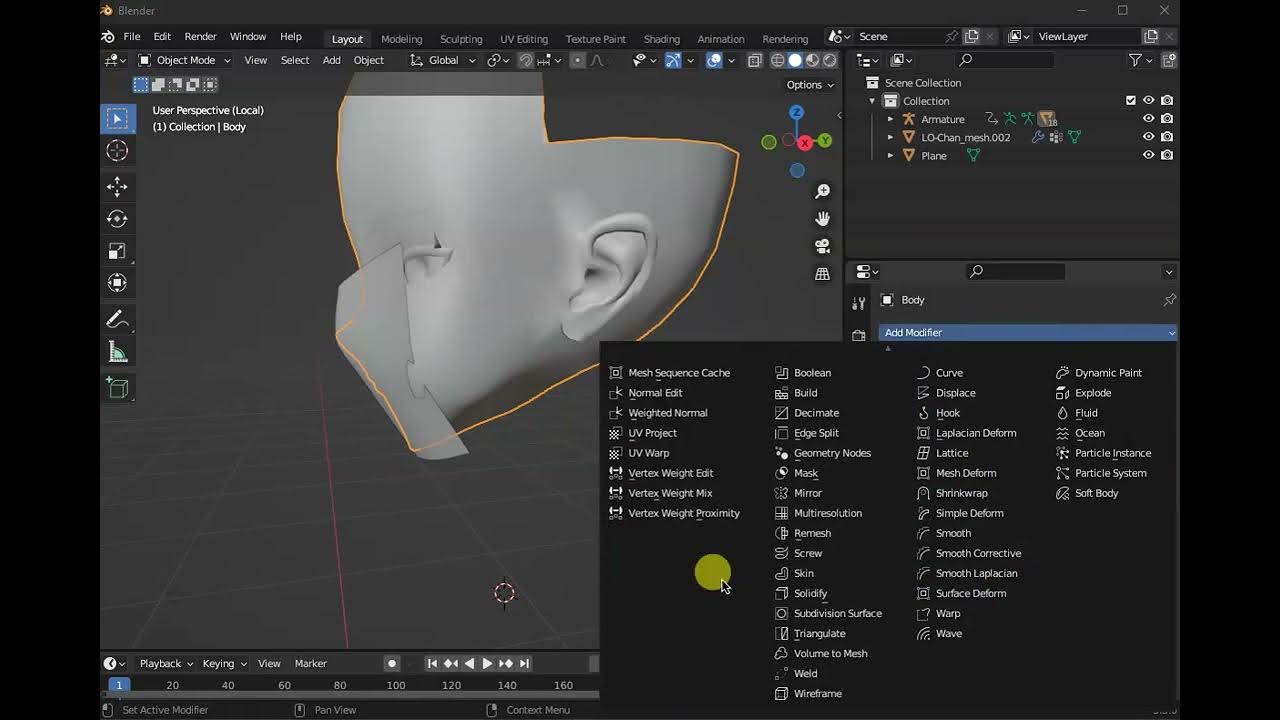 blender transfer custom normals (face) - YouTube