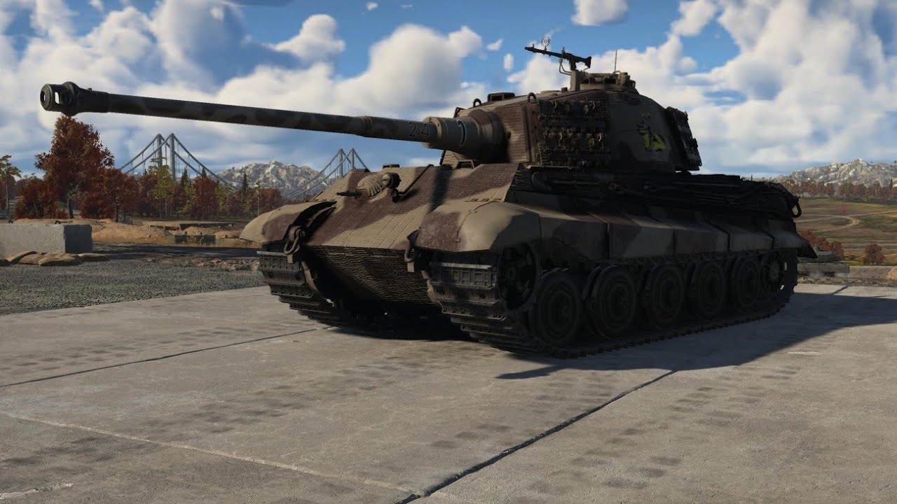 War Thunder Tiger II (H) Ambush - YouTube