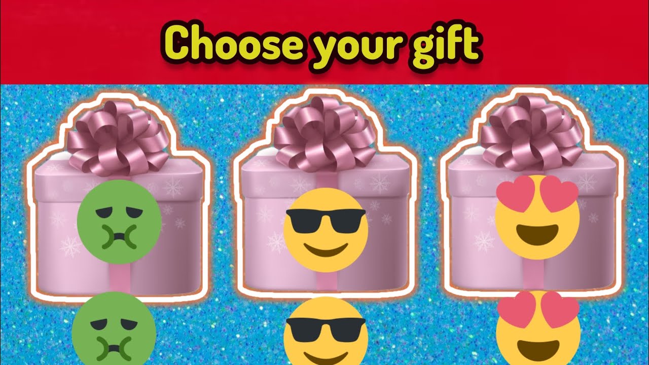 Choose your gift 🎁. Are you Lucky person yes or no. Good vs bad choose ...