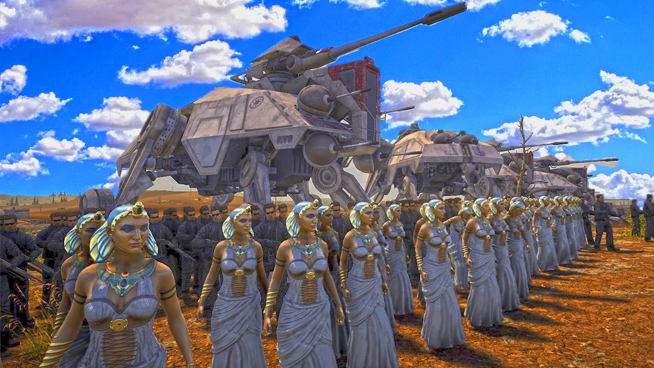 STAR WARS Armored Assault Tank & Cleopatra Force vs 3 million English ...