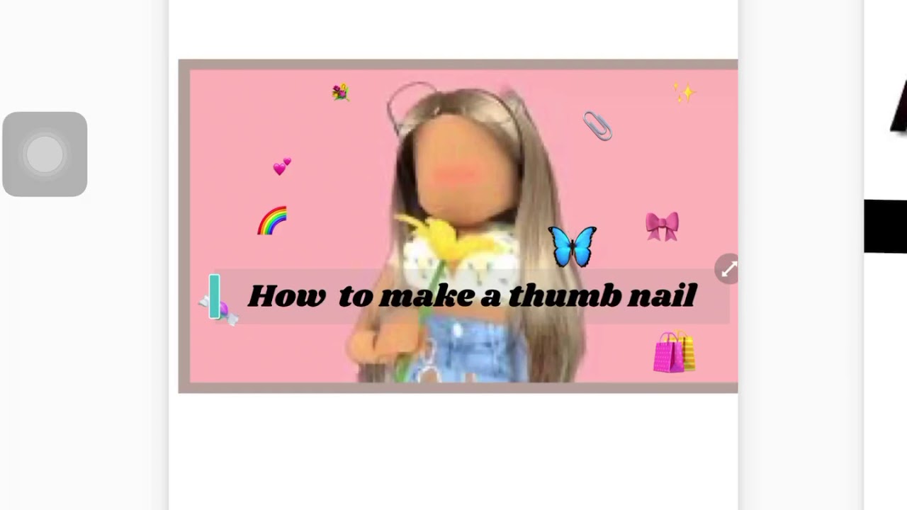 How to make a thumbnail! 💕 (U must have pic collage) - YouTube