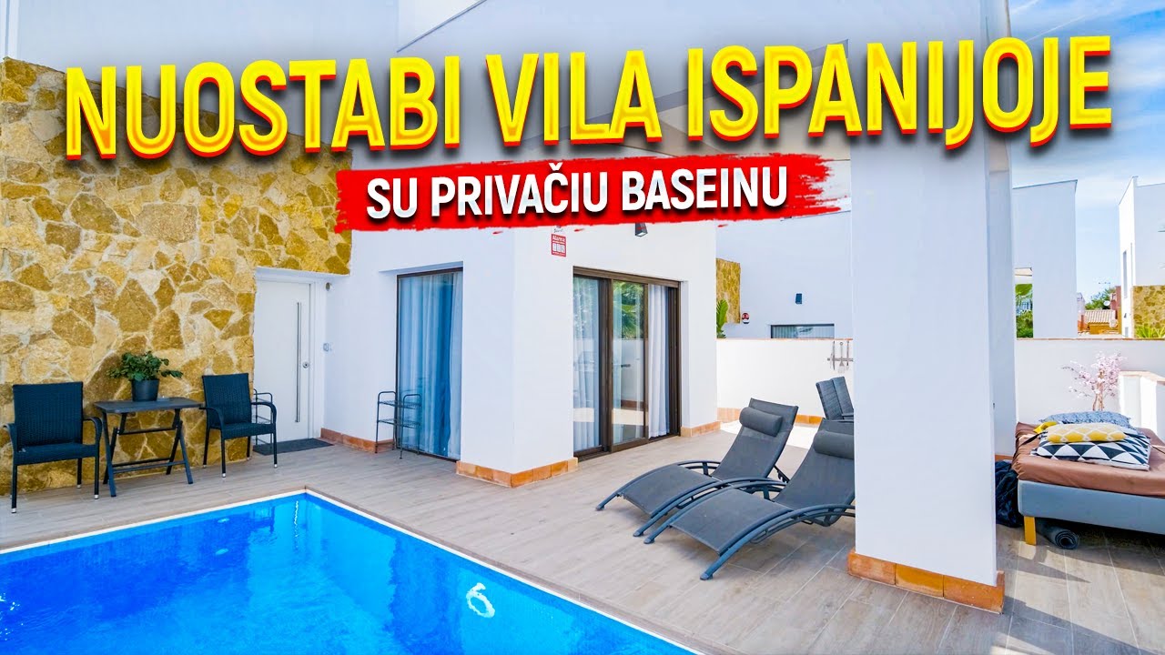 Nuostabi vila Ispanijoje už super kainą su privačiu baseinu | Alegria ...