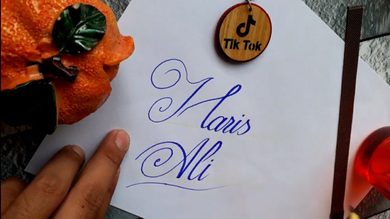 How to write HARIS in english style /cligraphy /mirza shafique arts ...