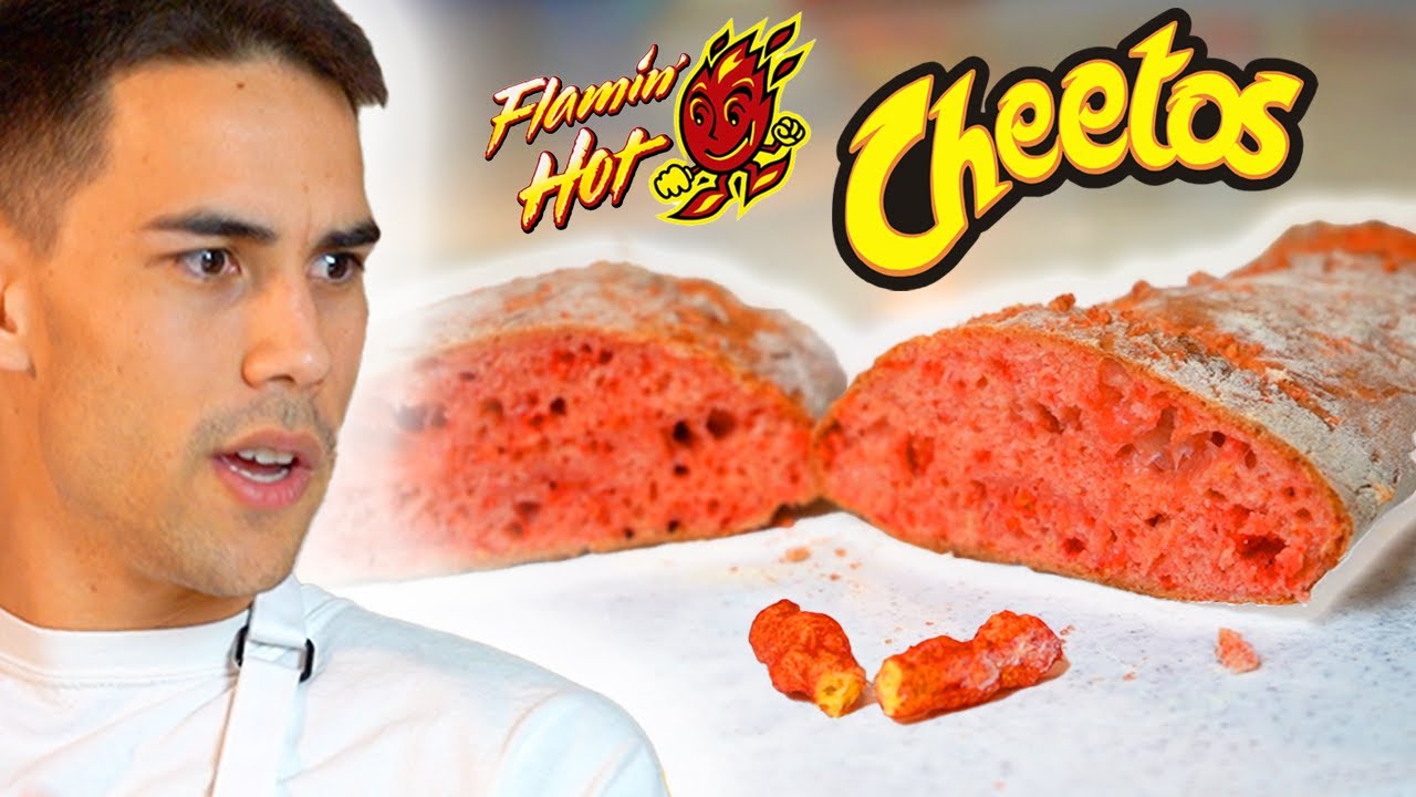 HOW TO MAKE FLAMING HOT CHEETOS BREAD! - YouTube