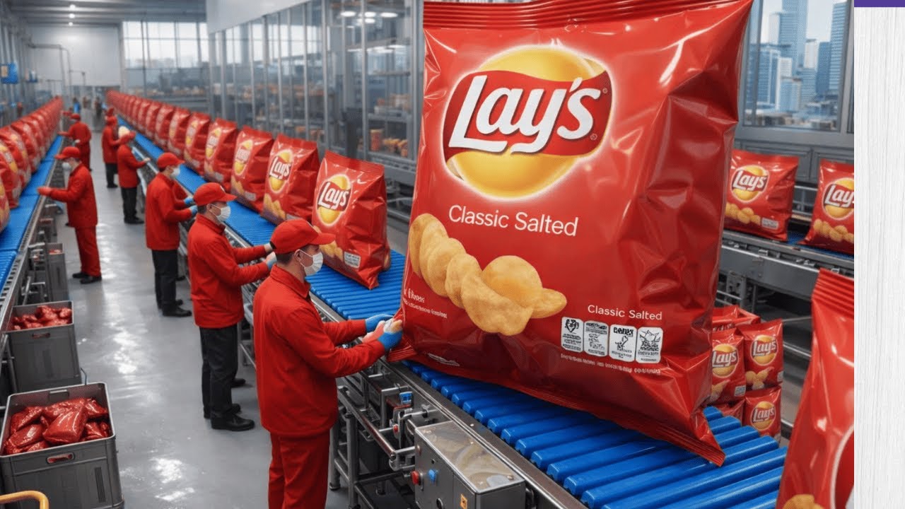 Inside a Modern Lay's Factory: From Whole Potatoes to Perfectly Crispy ...