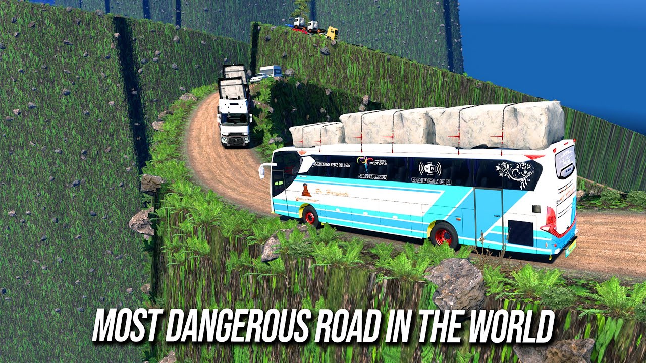 🔴 Nonstop Driving - Let's drive in Most dangerous road in the world ...