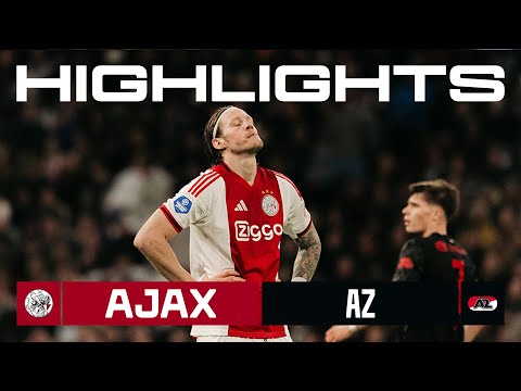 Highlights Ajax - AZ | VriendenLoterij Eredivisie