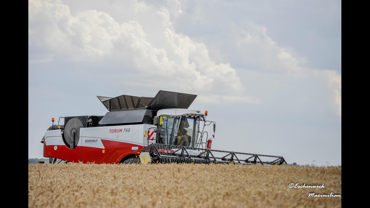 Rostselmash Torum 760 / Triticale dreschen / Egenolf Limburg - YouTube