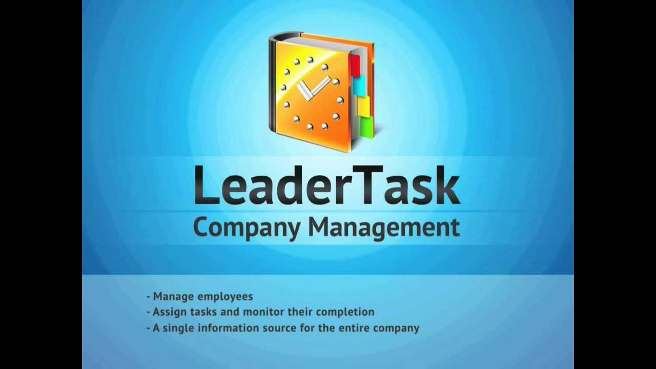 What is LeaderTask Company Management - YouTube