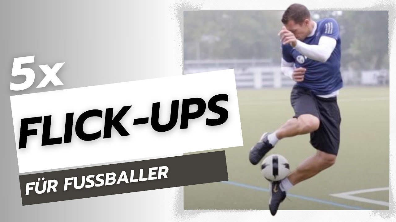 5x easy Flick Ups für Anfänger I Lerne einfache Fußball Tricks! - YouTube