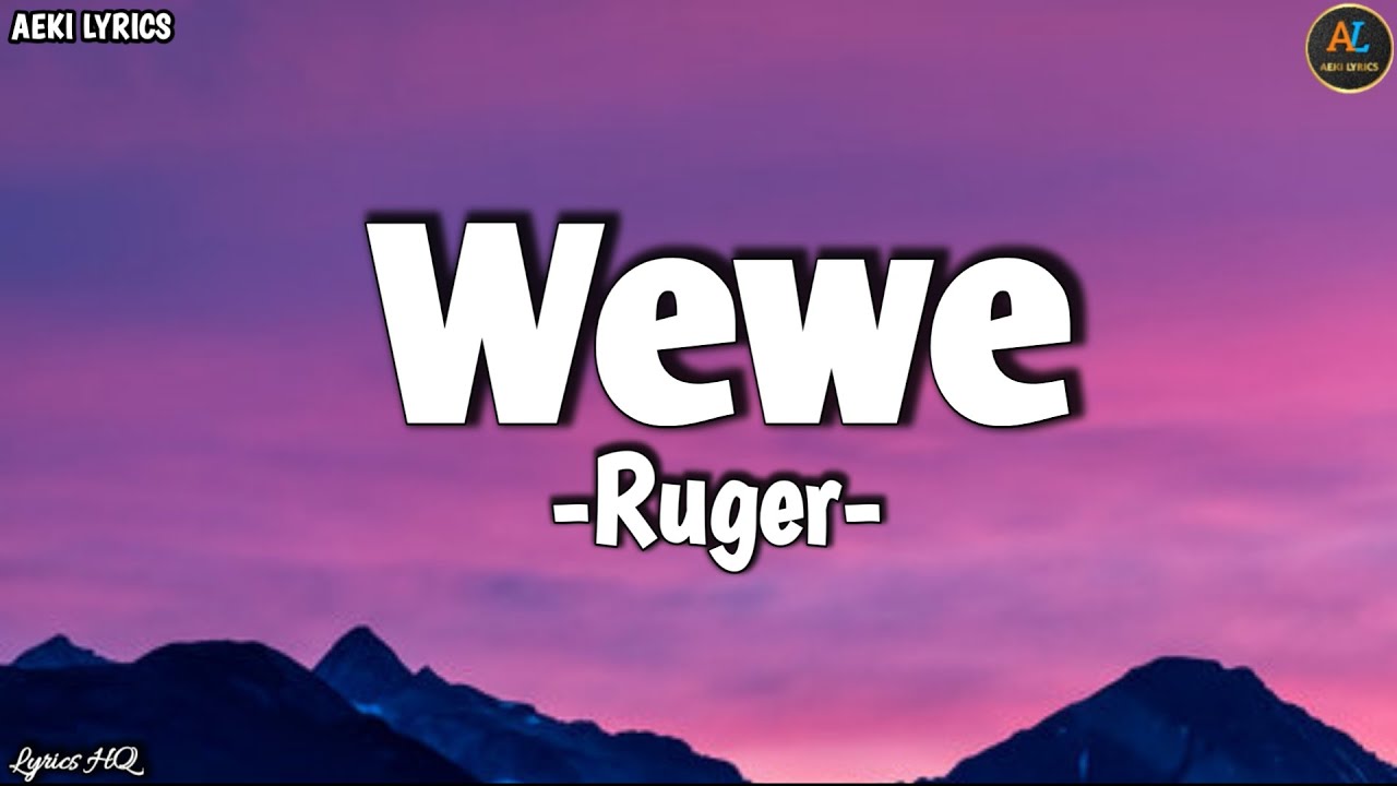 Ruger _ Wewe spedup (Official lyrics video) - YouTube