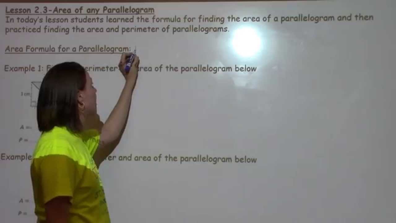 6th Grade Lesson 2-3 - YouTube