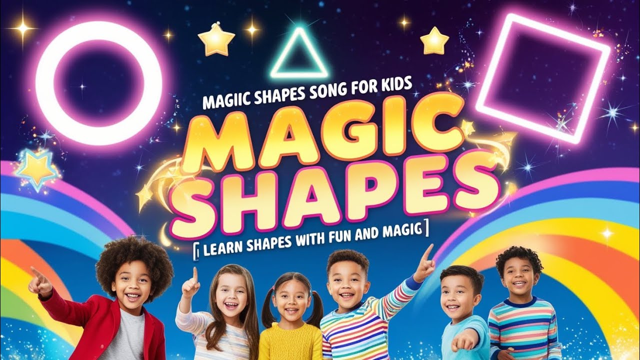 Magic Shapes Song for Kids | Learn Shapes with Fun and Magic # ...