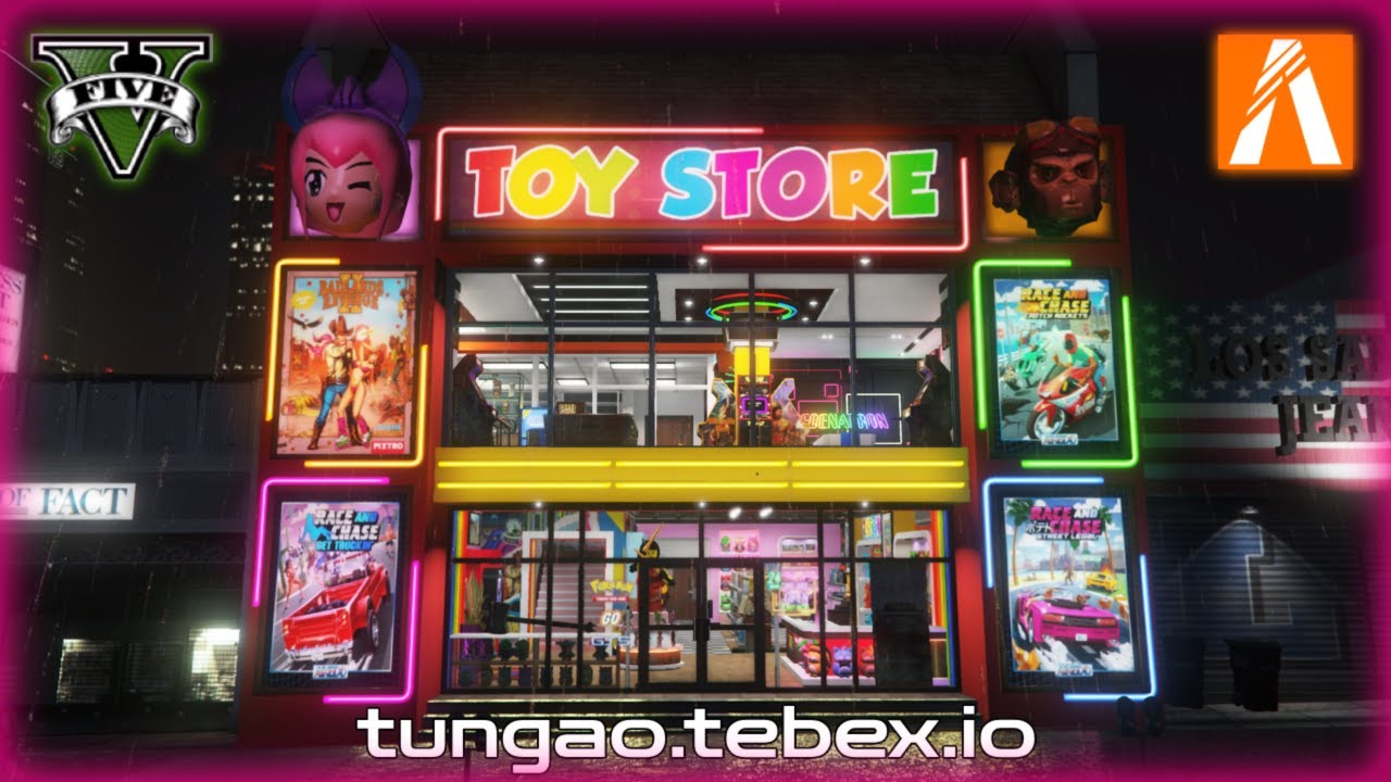 FIVEM | GTA V | Toy Store & Gaming (MLO/Ymap) - YouTube