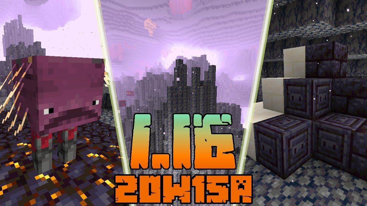Minecraft 1.16: [Snapshot 20w15a] Co Nowego? NOWY BIOM! BAZALTOWA DELTA! DUUUŻO NOWYCH BLOKÓW ...