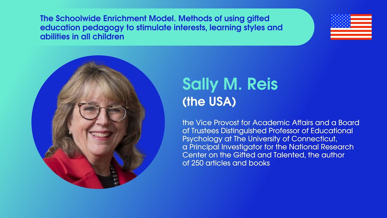 Sally M. Reis - The Schoolwide Enrichment Model. - YouTube