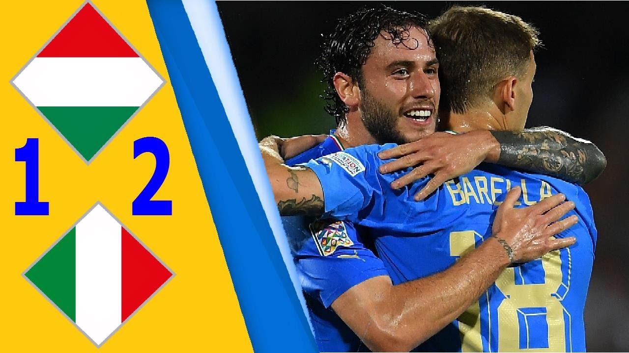 Hungary vs Italy 1-2 All Goals & Highlights | UEFA Nations League 2022 ...