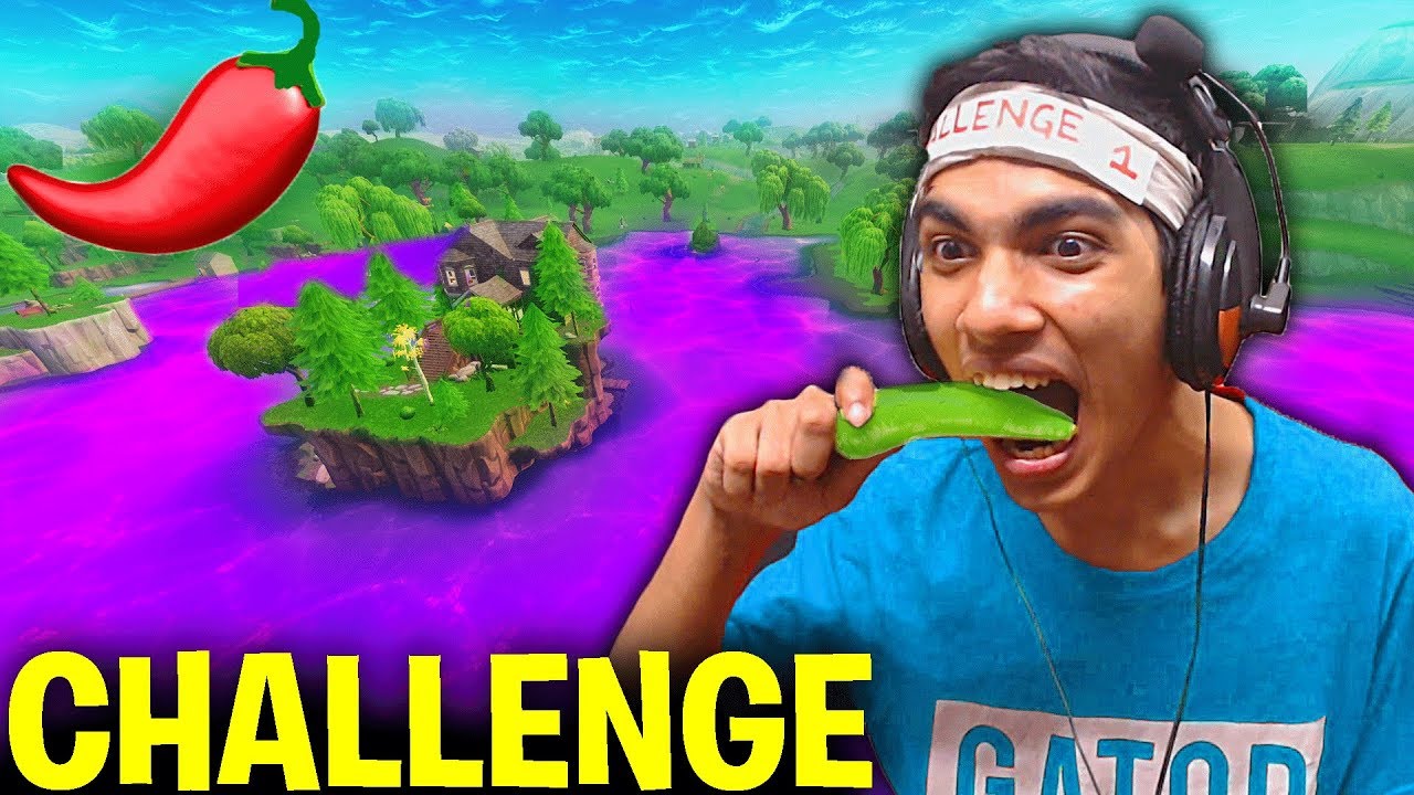 Eating a CHILLI Everytime I DIE at LOOT LAKE EVENT in Fortnite Battle ...