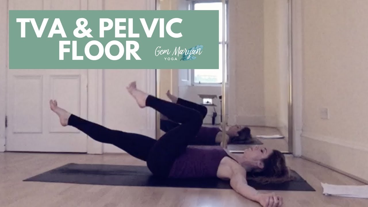 TVA & Pelvic Floor Activation in Yoga - YouTube