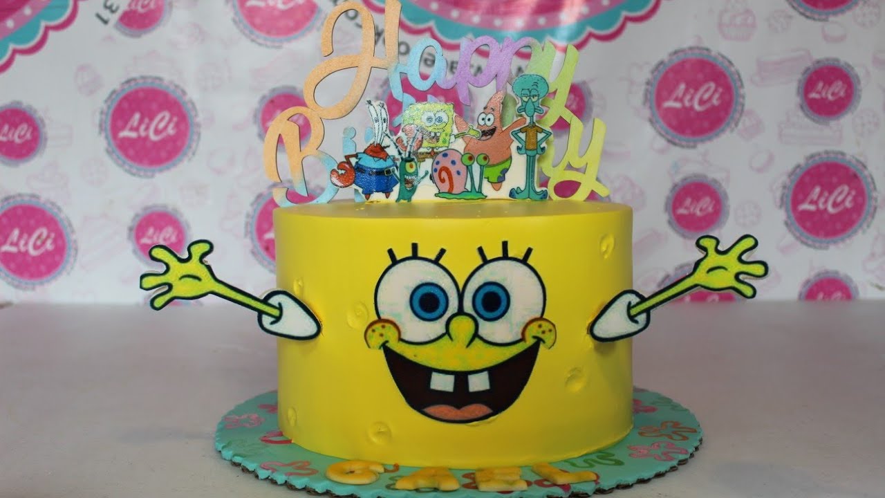 Como Hacer Una Tarta De Bob Esponja Paso A Paso Tyna Party Tortas Bob