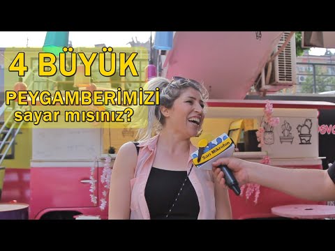 4 BÜYÜK PEYGAMBERİMİZİ SAYAR MISINIZ ?  l  Sarı Mikrofon