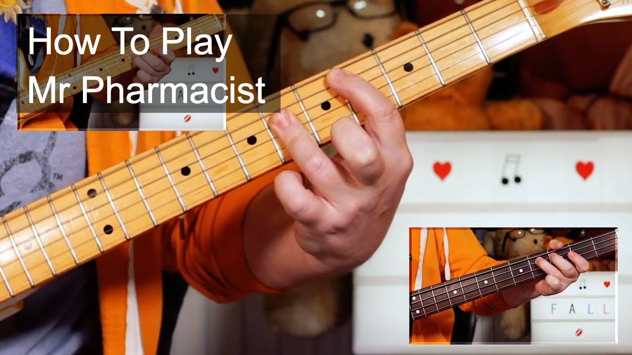 'Mr Pharmacist' The Fall Guitar & Bass Lesson - YouTube