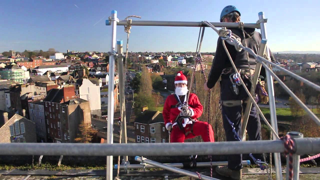 Santa Abseil - YouTube