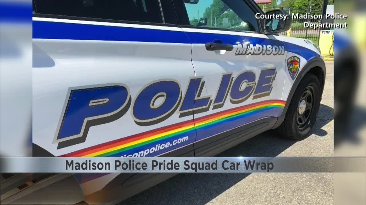 Madison Police Pride Squad Car Wrap - YouTube