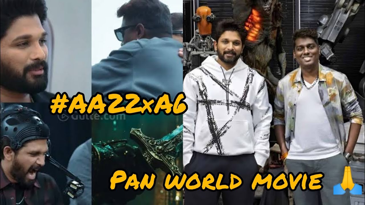 #AA22×A6 movie update 🔥|Allu Arjun Atlee movie announcement|Hollywood ...