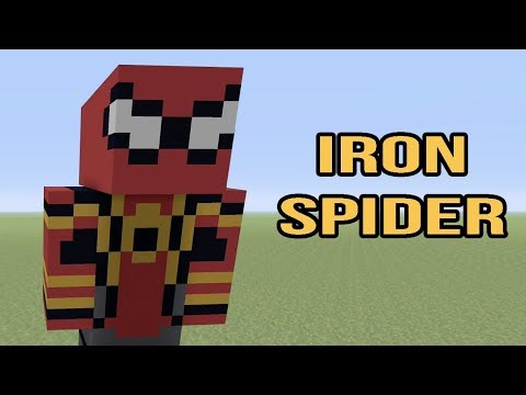 Minecraft | How to Build the Iron Spider from Infinity war - YouTube