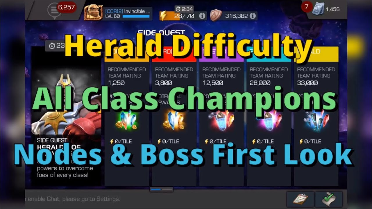 Side event HERALD OF GALACTUS Path Nodes & Boss first look #MCOC(Marvel ...