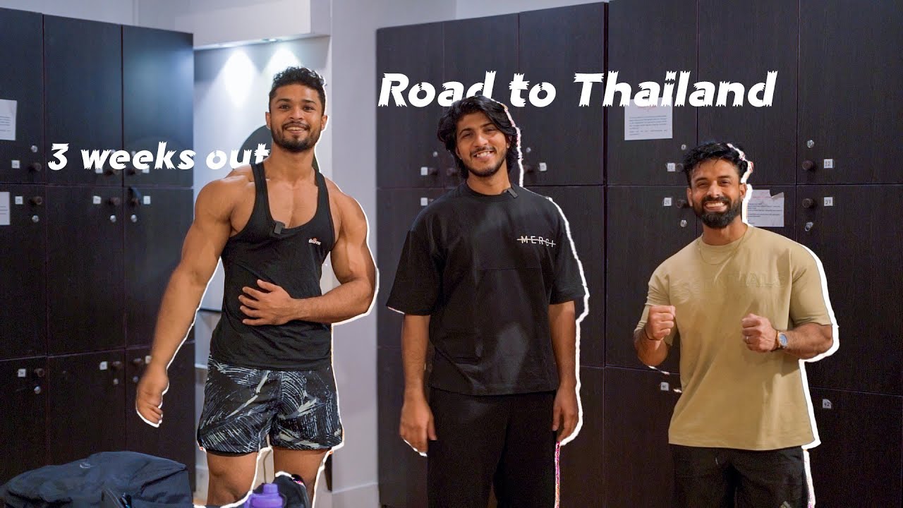 3 Weeks Out to IFBB Pro League Thailand | Naseef Rahman | Exotic Active ...