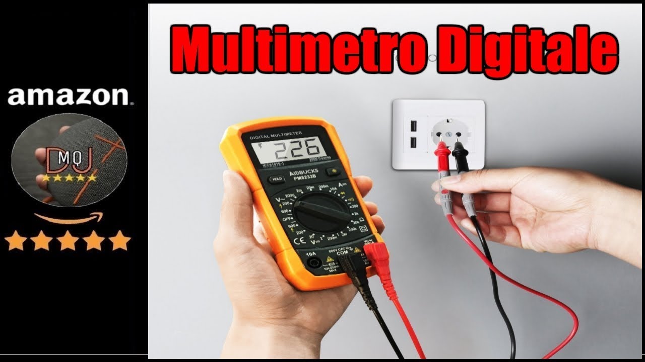 🎬REVIEW Etekcity® 840L Multimetro Digitale Tester Voltometro ...