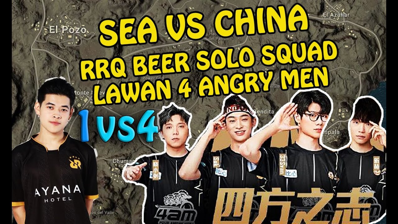 WOW ! LIHAT RRQ BEER SOLO PUSH SATU SQUAD 4 ANGRY MEN DI SUPER WEEKEND ...