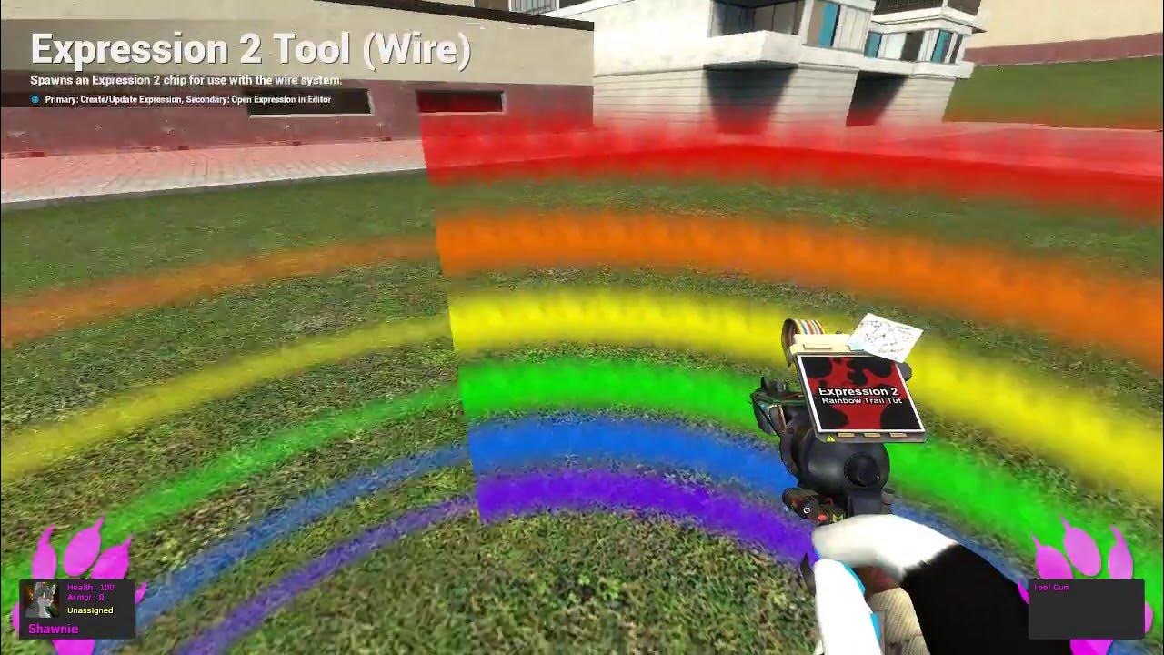 Gmod E2 | Orbiting Rainbow Holo Trail - YouTube