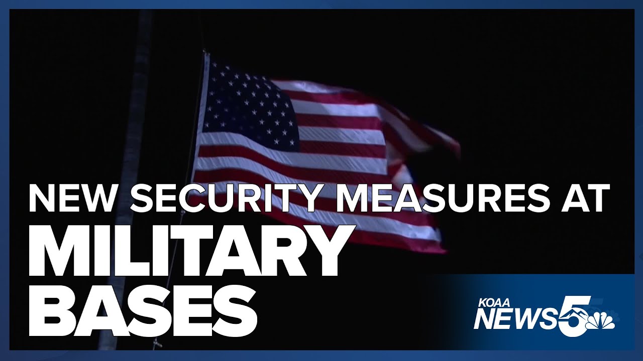 New security measures at some of the military bases - YouTube